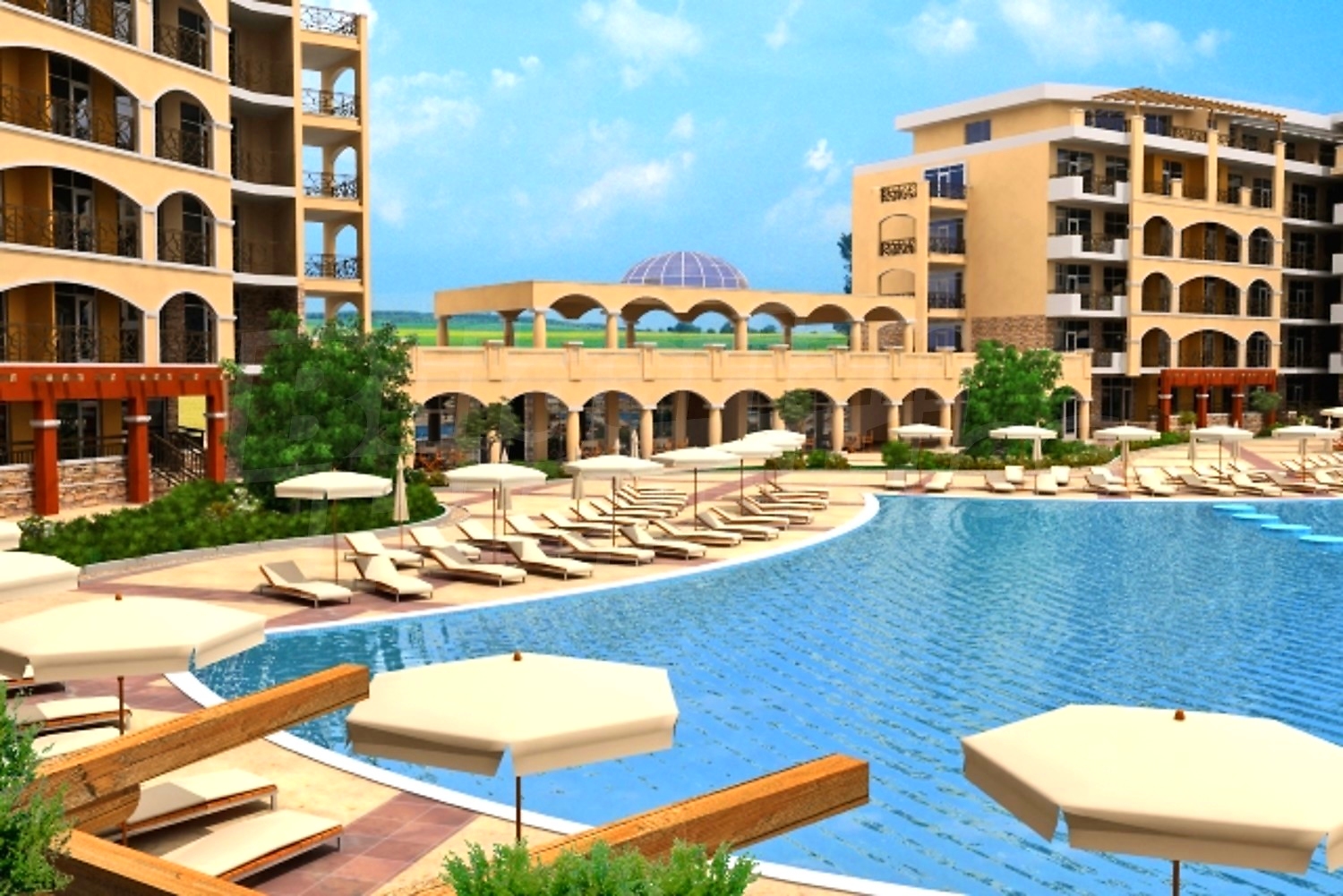 Aheloy Palace Phase I: holiday apartment complex in Aheloy, Bulgaria ...